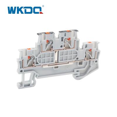中国 等電位BonderのJPTTB 1.5の二重水平なターミナル ブロック抵抗力がある1.5 Mmの炎 販売のため
