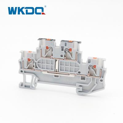 中国 等電位BonderのJPTTB 1.5の二重水平なターミナル ブロック抵抗力がある1.5 Mmの炎 販売のため