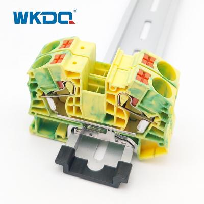 Cina Inserire della ferrovia di baccano di JPT 16-PE il blocchetto PA66 16mm2 del morsetto di terra non infiammabile in vendita