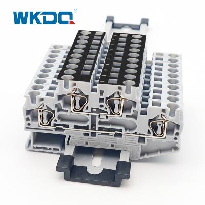 中国 4等電位bonderとレール敷mm2ばねのおりのターミナル ブロック2の水平な喧騒 販売のため