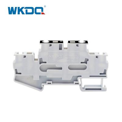 China 4 trilho nivelado do ruído do bloco de terminais 2 da gaiola da mola mm2 montado com bonder equipotencial à venda