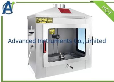 China ISO 11925-2 Single Flame Source Tester with Stainless Steel Chamber for sale