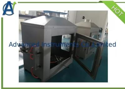 China Single fire source test flammability tester,EN ISO 11925-2 and DIN 53438 for sale