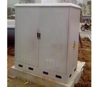 China Two Doors Outdoor Telecom Shelter, With Fans, Monitoring System, Sensors, and PDU for sale