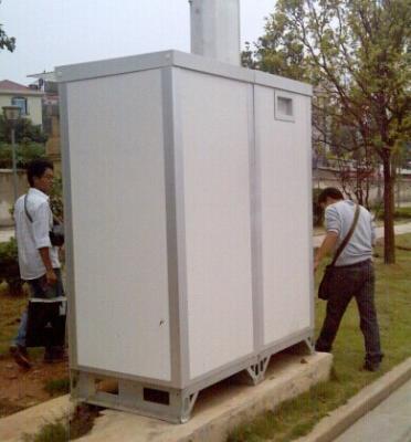 China Two Compartment Outdoor Telecom Enclosure With Air Conditioner, IP55, for sale