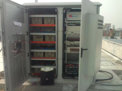 China Outdoor Integrated Telecom Cabinet, IP55, With Battery And Equipment Compartment for sale