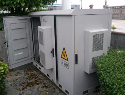 China Three Compartment Outdoor Telecom Cabinet, IP55, For Installing Battery, MDF, Equipments for sale