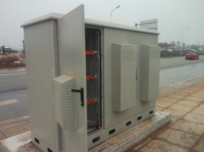 China Outdoor Telecom Cabinet With AC/DC Air Conditioner, Heat Exchanger or TEC Air Conditioner for sale