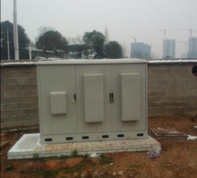 China Outdoor Telecom Cabinet With Battery Compartment, Equipment Compartment, Power Compartment for sale