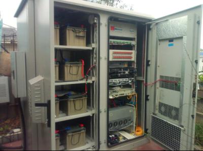 China IP55 Outdoor Telecom Enclosure, W×D×H 1600mm×800mm x 2000mm, Outdoor Battery Cabinet for sale