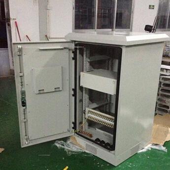 China DDTE038 IP55 Outdoor Telecom Cabinet with Fans, Telecommunication Enclosure, Custom Made for sale