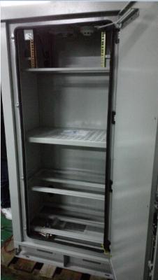 China DDTE058, abrigo exterior das telecomunicações, 19" cremalheira, IP55, com sensor da água, sensor do fumo, sensor da porta, à venda