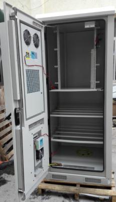 China DDTE069 IP55 Outdoor Telecom Cabinet For Base Station With Air Conditioner,Heat Exchanger for sale