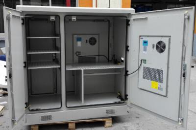 China DDTE072:Outdoor Telecom Meatal Cabinet With Air Conditioner For Base Station/UPS Room for sale
