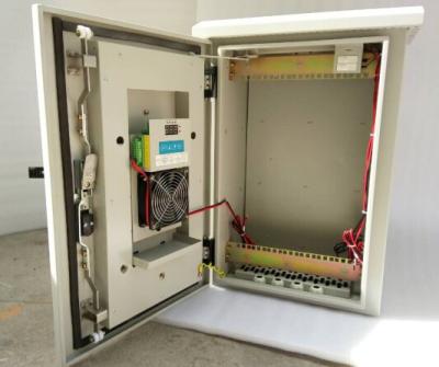 China ET453070P Customized Size/Metal Pole Mounted Outdoor Telecom Cabinet With Air Conditioner for sale