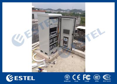 China Industrial Outdoor UPS Battery Cabinet , Base Station Cabinet Rainproof Energy Saving With Anti-theft Three Point Lock for sale