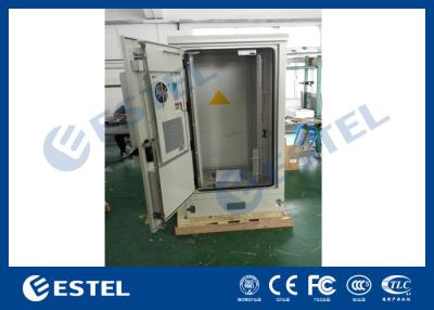 China One Compartment Outdoor Telecom Cabinet Grey Color For Communication Tower for sale