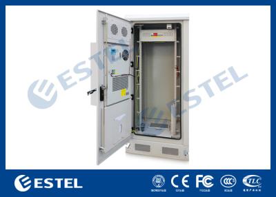China Thermostatic Outdoor Telecom Cabinet For Base Station With Air Conditioner, Waterproof Dustproof for sale