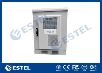 China Metal Temperature Control Small Size Outdoor Telecom Cabinet With Anti-Corrosion Outdoor Powder Coating, Grounding Bar for sale