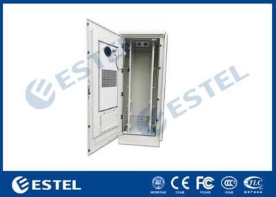China 48U Outdoor Telecom Equipment Cabinet With Anti-theft Lock Cover Temperature Control Double Wall Steel Cabinet for sale