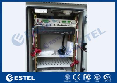 China Sunproof IP55 Remote Power Enclosure With Air Conditioner Cooling With Monitoring Unit for sale