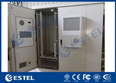 China IP65 Three Bay Air Conditioner Cooling Outdoor Telecom Cabinets With CE Certificates for sale