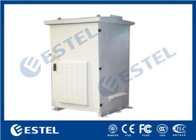 China Aluminum Steel Outdoor Telecom Cabinet 19” Racking IP55 Floor Mounting Type for sale