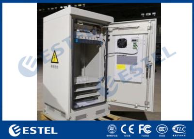 China IP55 Sandwich Structure Outdoor Telecom Cabinet 19 Inch Rack for sale