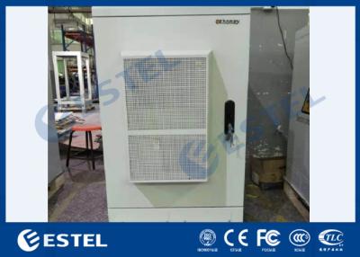 China Galvanized Steel Integrated Outdoor Power Cabinet 120W/K Heat Exchanger Cooling System for sale