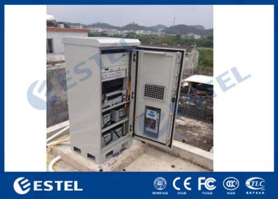 China Telecom Outdoor Enclosure Galvanized Steel 1.5mm Thickness 19'' Installation With Air Conditioner for sale