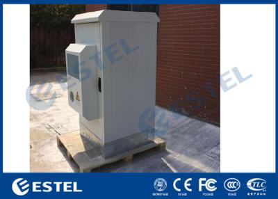China 30U Outdoor Electrical Cabinets Galvanized Steel Single Wall With Heat Insulation for sale