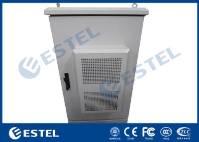 China Double Wall Air Conditioning Outdoor Telecom Cabinet Galvanized Steel Front Access Door for sale