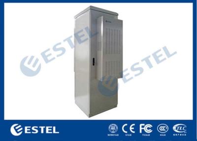 China Galvanized Steel Outdoor Rack Mount Enclosure Double Wall IP55 With Front Rear Access​ for sale