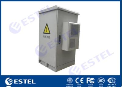 China 24U montou o armário exterior refrigerando das telecomunicações do condicionamento de ar da capacidade da estrutura 500W à venda