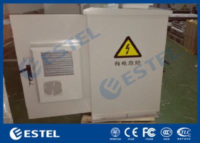 China Armário exterior de aço galvanizado das telecomunicações do controle de temperatura tamanho pequeno que inclui 19" cremalheira de equipamento à venda