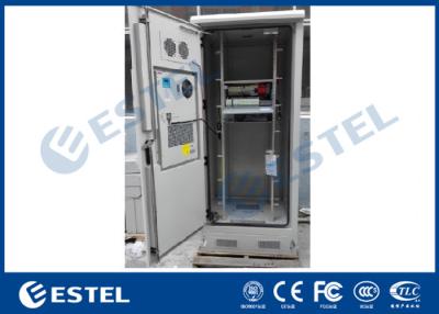 China Armário exterior IP55 19" do equipamento do sistema de refrigeração do condicionador de ar cremalheira com retificador à venda