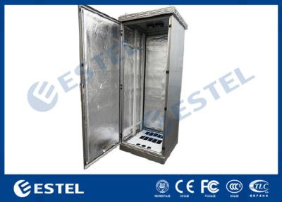 China IP55 ventila telecomunicações que exteriores de aço galvanizadas refrigerando o armário inclui 19" cremalheira à venda