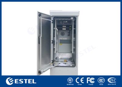 China cremalheira elétrica 20U do padrão do armário 19 da porta dobro do condicionador de ar da lâmpada 1200W do diodo emissor de luz 48V à venda