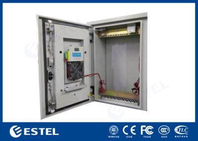 China Fan For Cooling 6U 19 Inch 380mm Rustproof Outdoor Telecom Enclosure Wall / Pole Mounted for sale