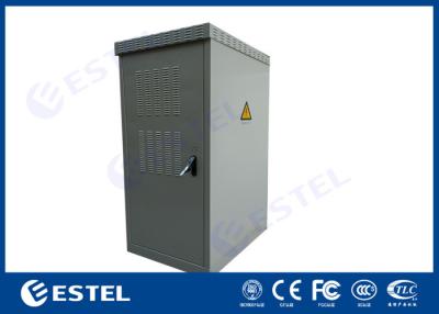 China 1500W Air Conditioner Welded Outdoor Telecom Enclosure 80W/K Heat Exchanger Single Door for sale