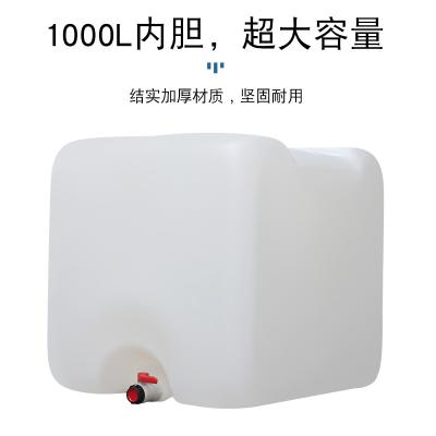 中国 白いIBCの化学容器1000リットル正方形タンク水貯蔵 販売のため