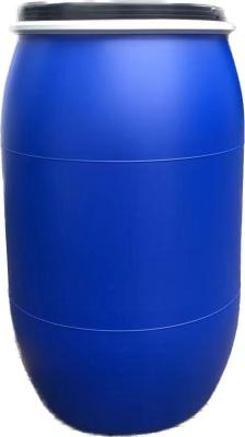 Cina 200L Blu Barrel tamburo di plastica con manico e anello di acciaio per lo stoccaggio di sostanze chimiche in vendita