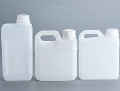 Cina 1L Dishwashing Liquid Plastic Bottle Disinfectant Water Square Flat Can HDPE Peanut Oil Chemical Plastic Barrel in vendita