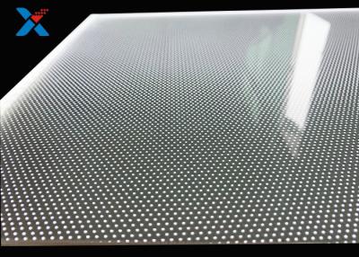 China LED Light Edge Lit Acrylic Sheets Guide The Scattering Direction for sale