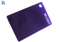 China Translucent Purple Colour Plastic Sheet 1.2g/cm3 Density for sale