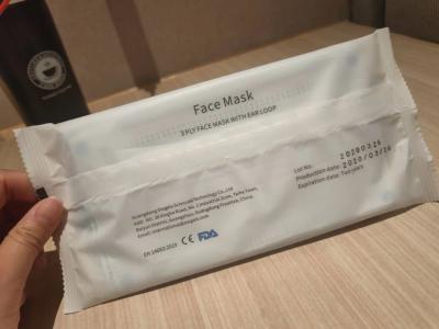 Cina Maschera di protezione chirurgica eliminabile di sanità, maschera di Earloop del tessuto di 3 pieghe non in vendita