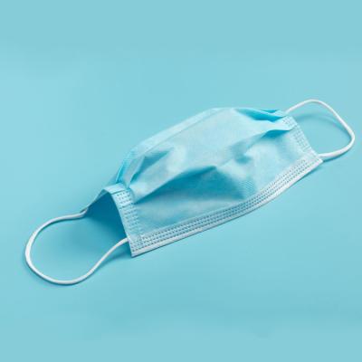 Cina Anti maschera di protezione blu del virus 3ply, filtro eliminabile non tessuto dalla maschera 95% con Earloop in vendita