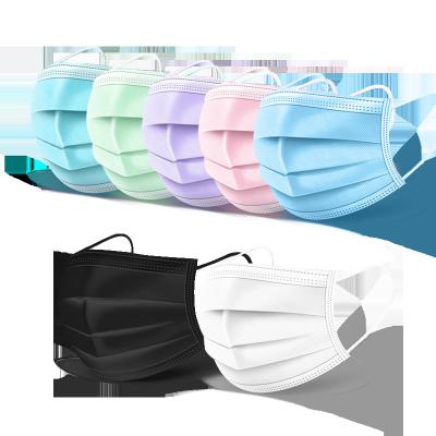 Cina Maschera medica eliminabile degli adulti maschera di protezione del tessuto di 3 pieghe non ROHS in vendita
