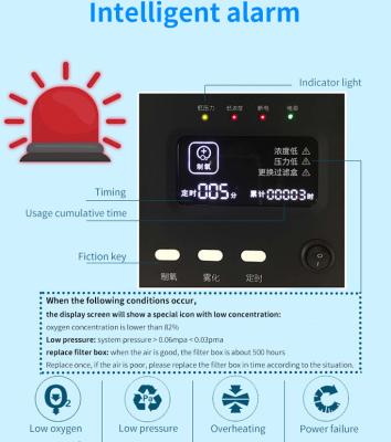 Cina concentratore domestico portatile dell'ossigeno 5L per la macchina medica del concentratore dell'ossigeno di trattamento di terapia in vendita