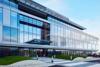 China Thermal Break Double Glazed Curtain Wall Aluminum For Energy Efficient Buildings for sale